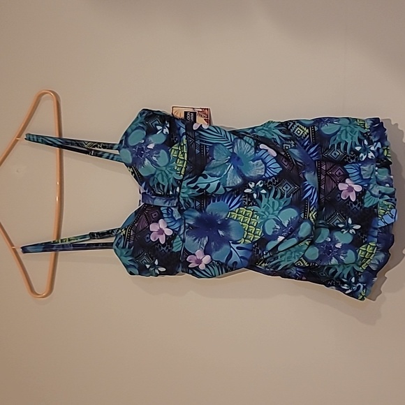 Noon Swim | Swim | Nwt Noon Swim Tropical One Piece Swim Suitdress ...
